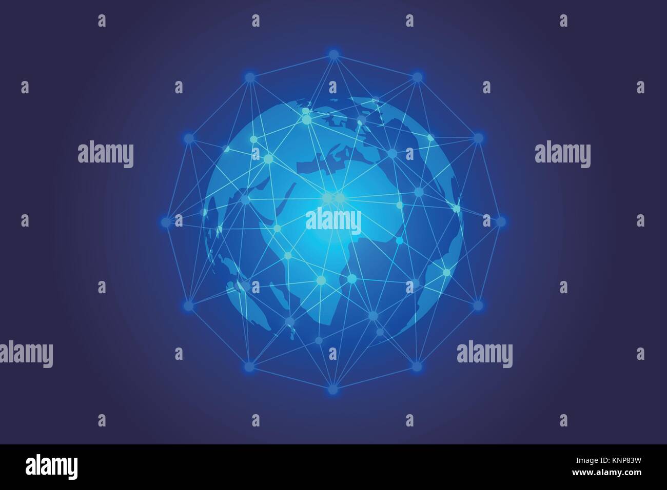 World map point, line, composition, representing the global, network connection,international ...