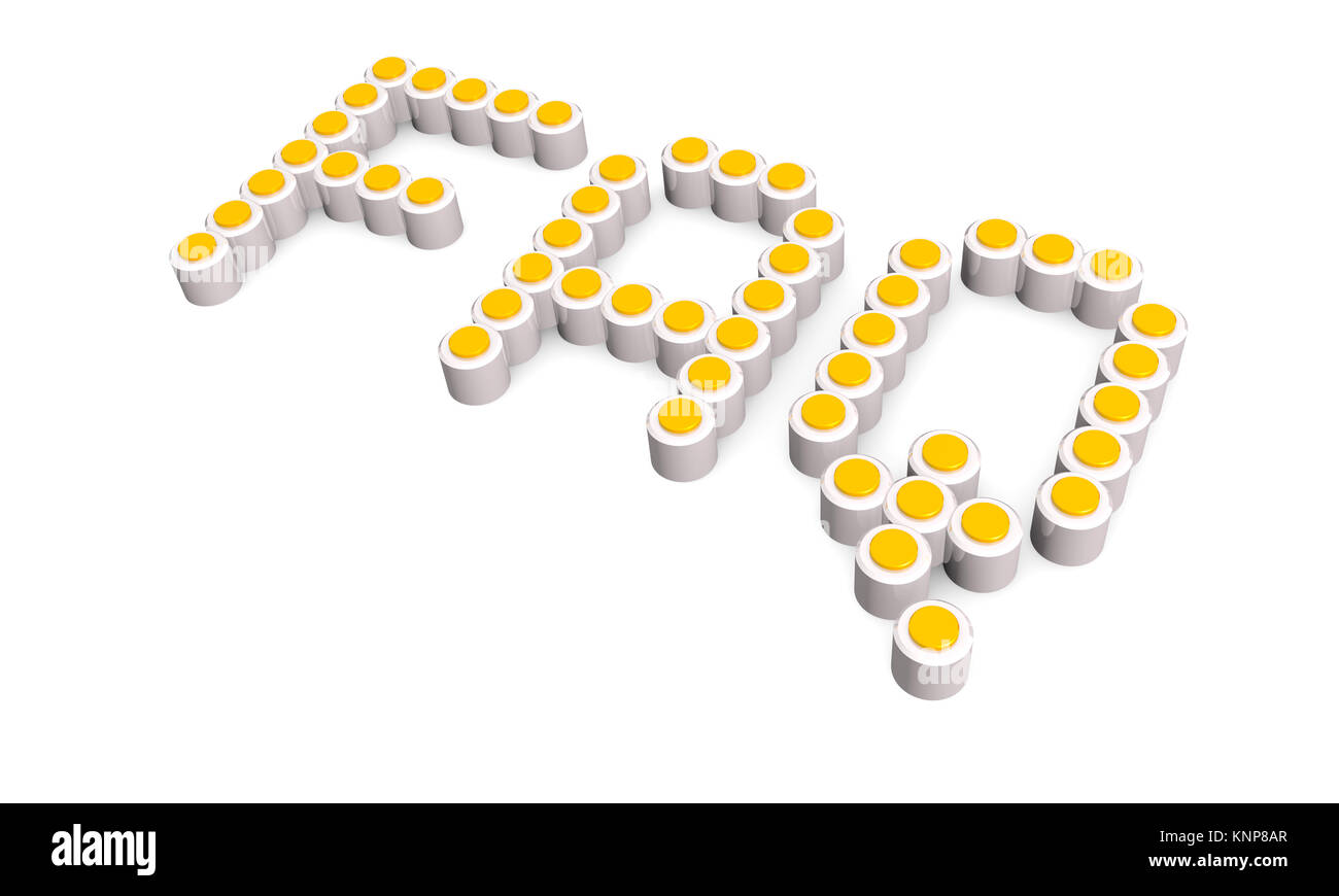 3D rendering of FAQ text over white background Stock Photo - Alamy