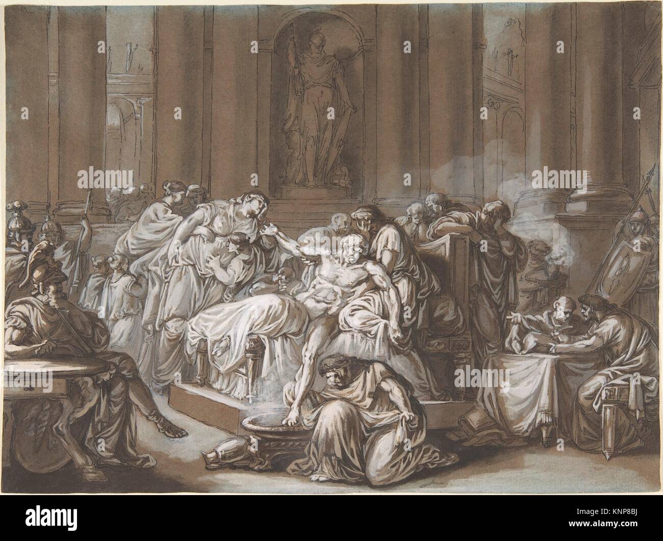 1700s death drawing hi-res stock photography and images - Alamy