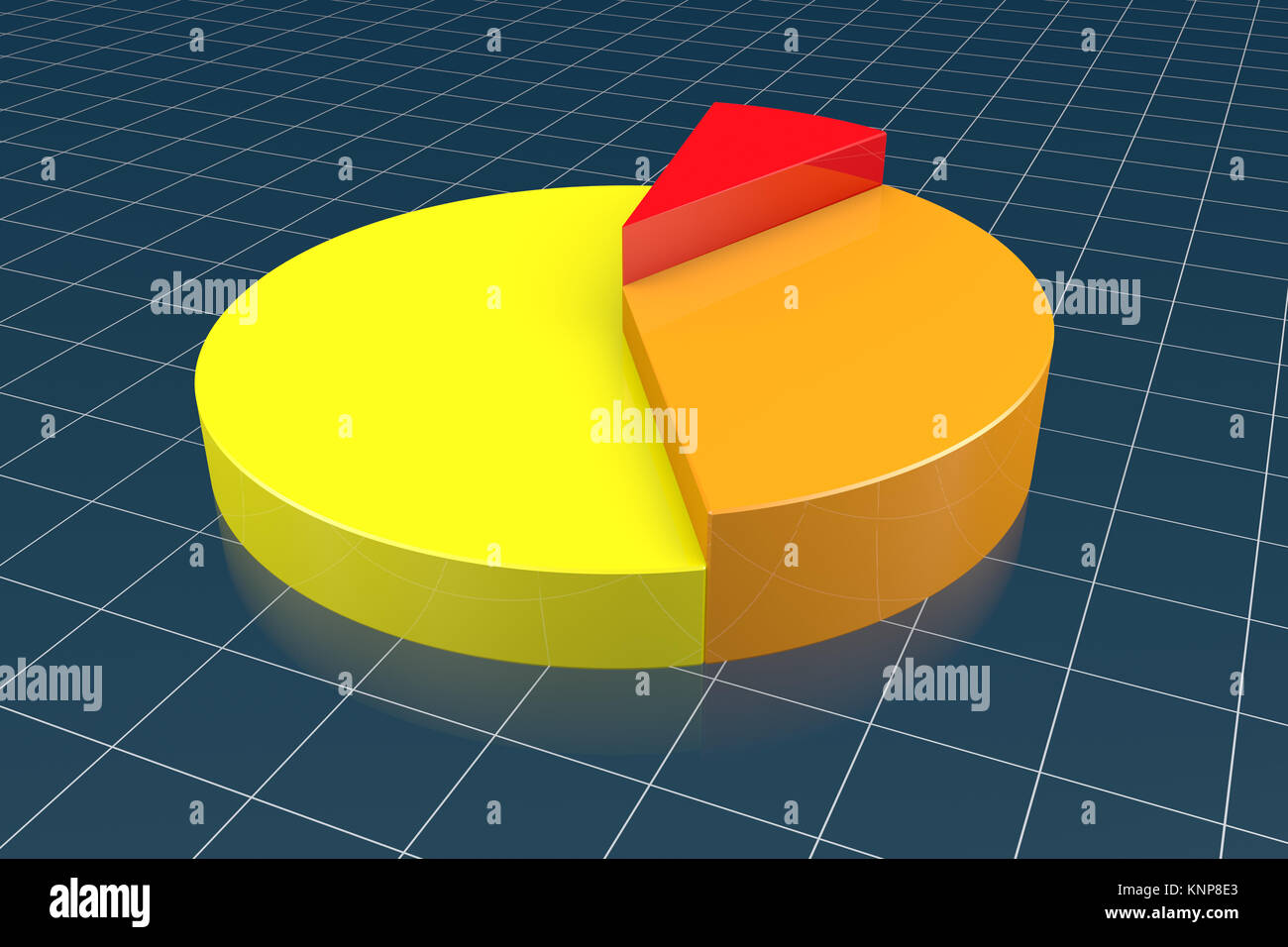 Abstract 3D rendering of rounded financial plot Stock Photo - Alamy