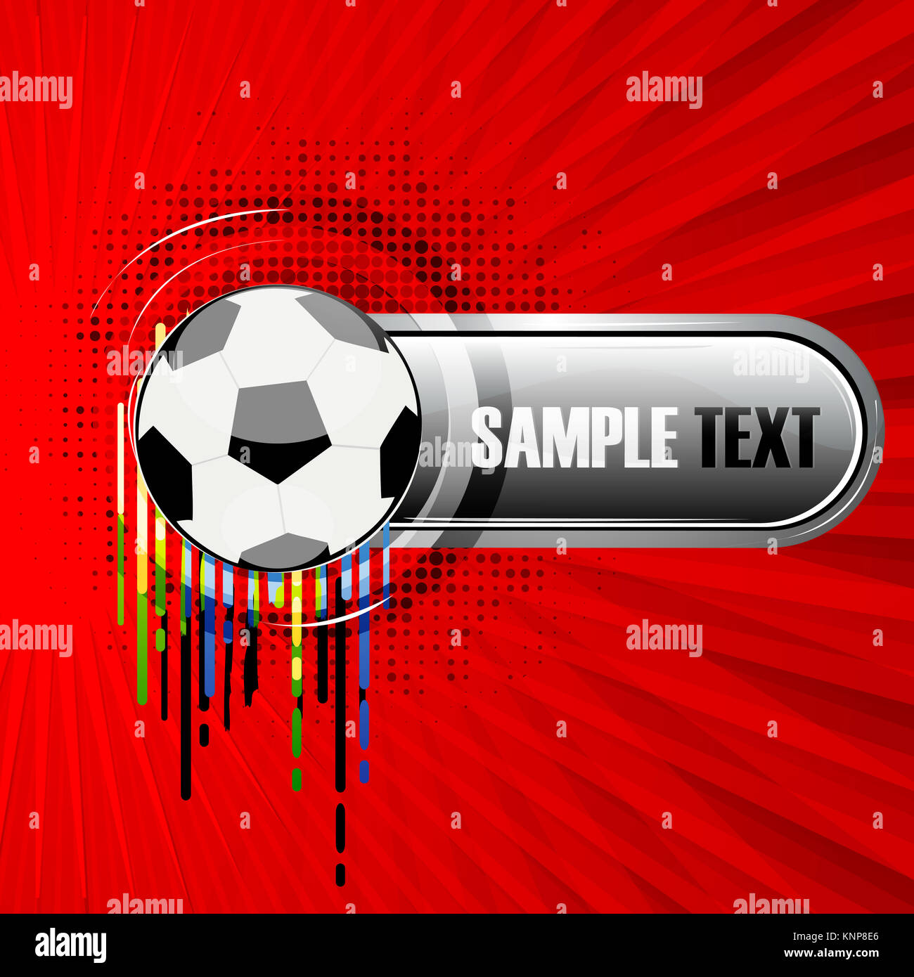 abstract background with football Stock Photo - Alamy