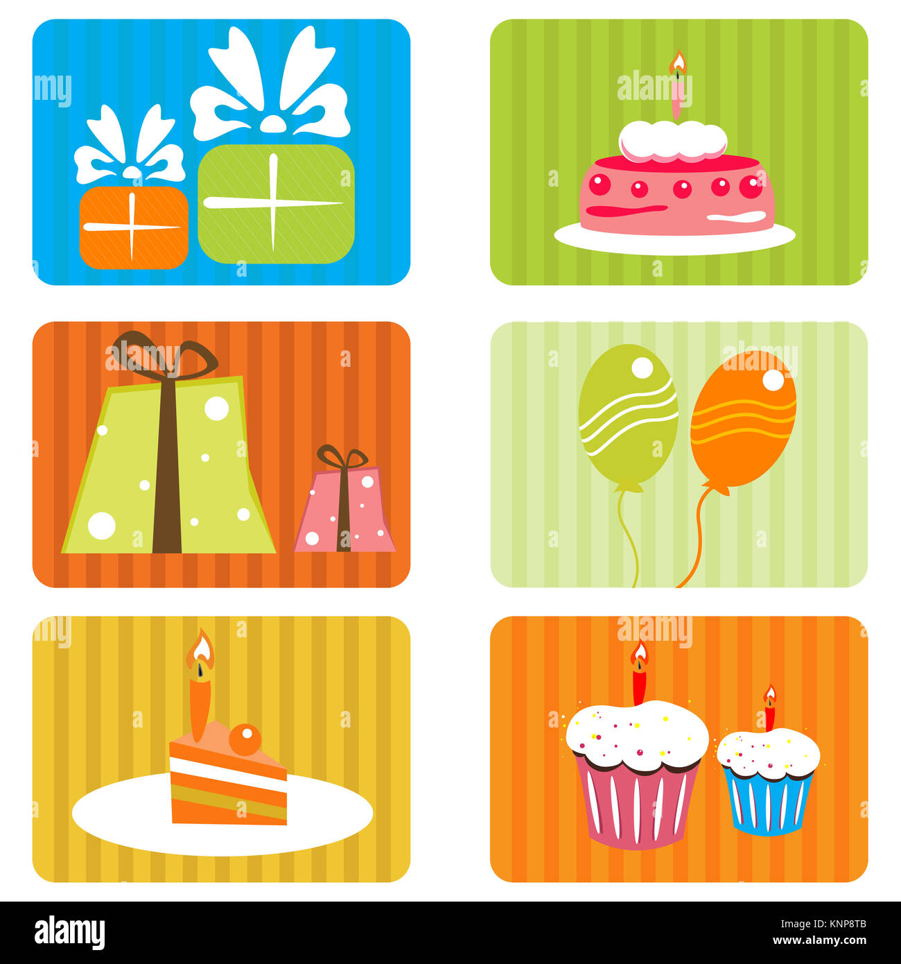 illustration of birthday template Stock Photo - Alamy
