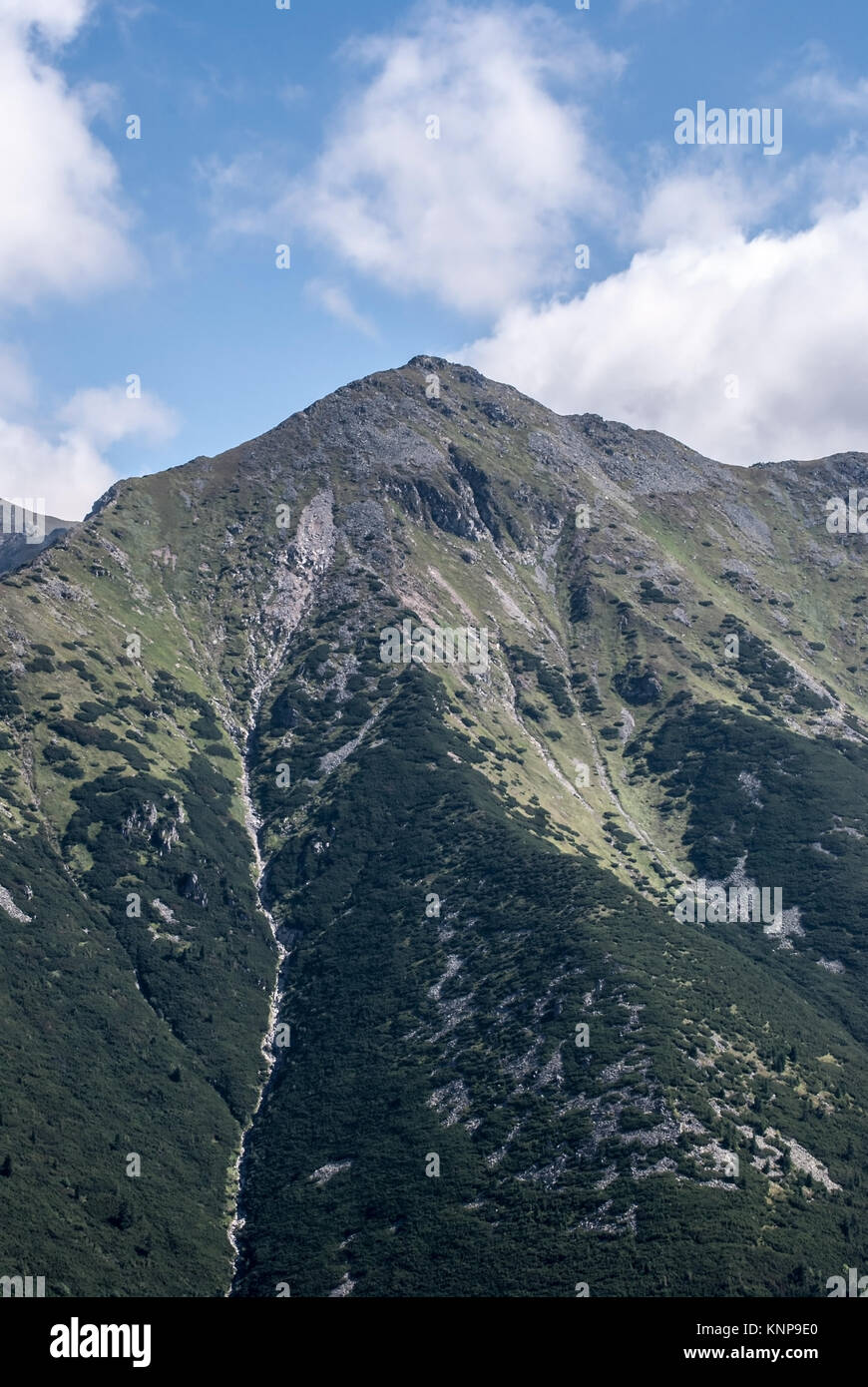 highest peak of Western Tatras mountains in Slovakia - Bystra - from ...