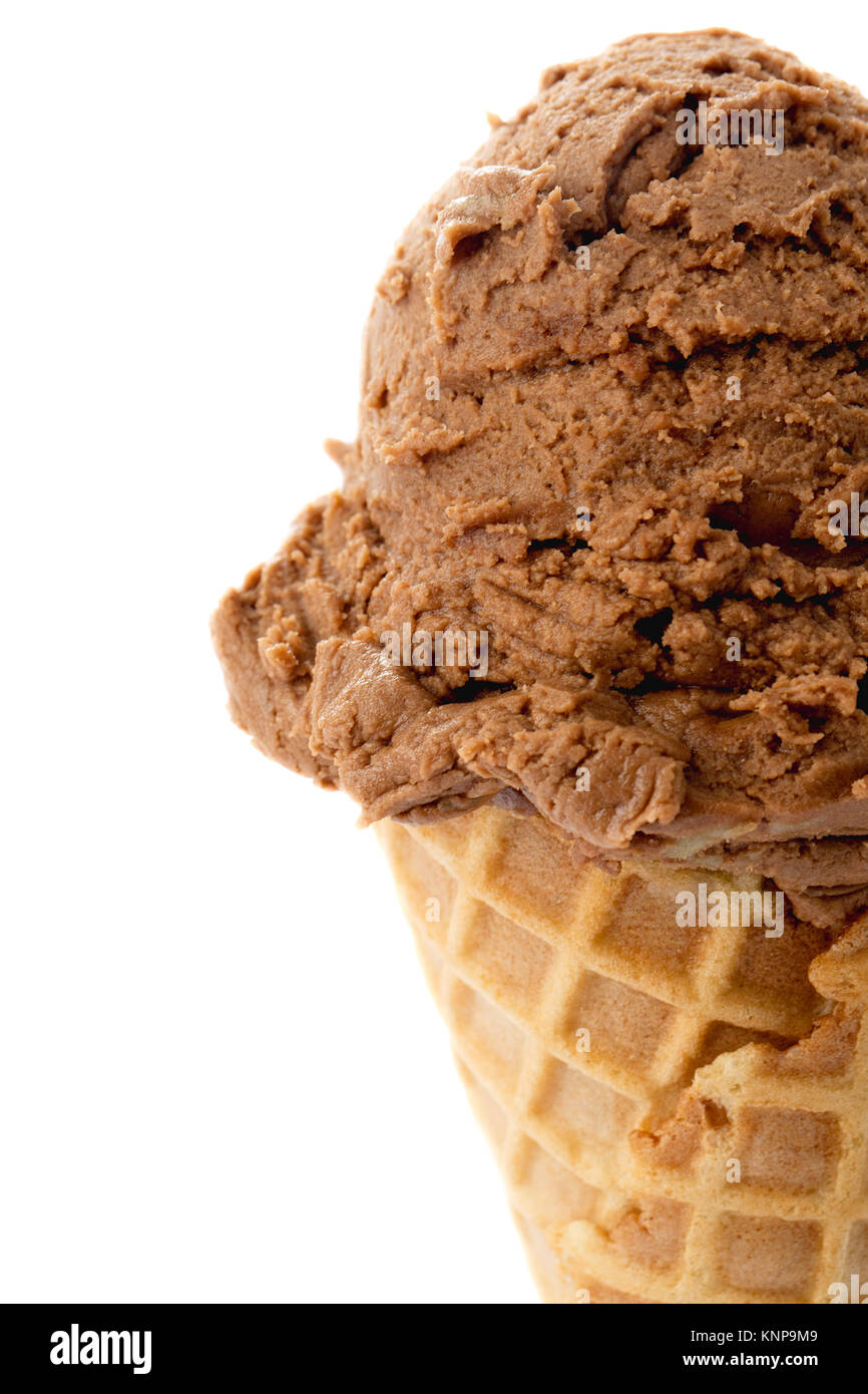 chocolate ice cream cone Stock Photo - Alamy