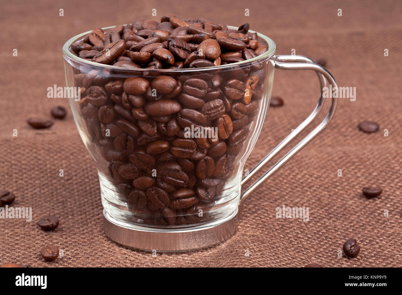 coffee beans in a pitcher Stock Photo - Alamy