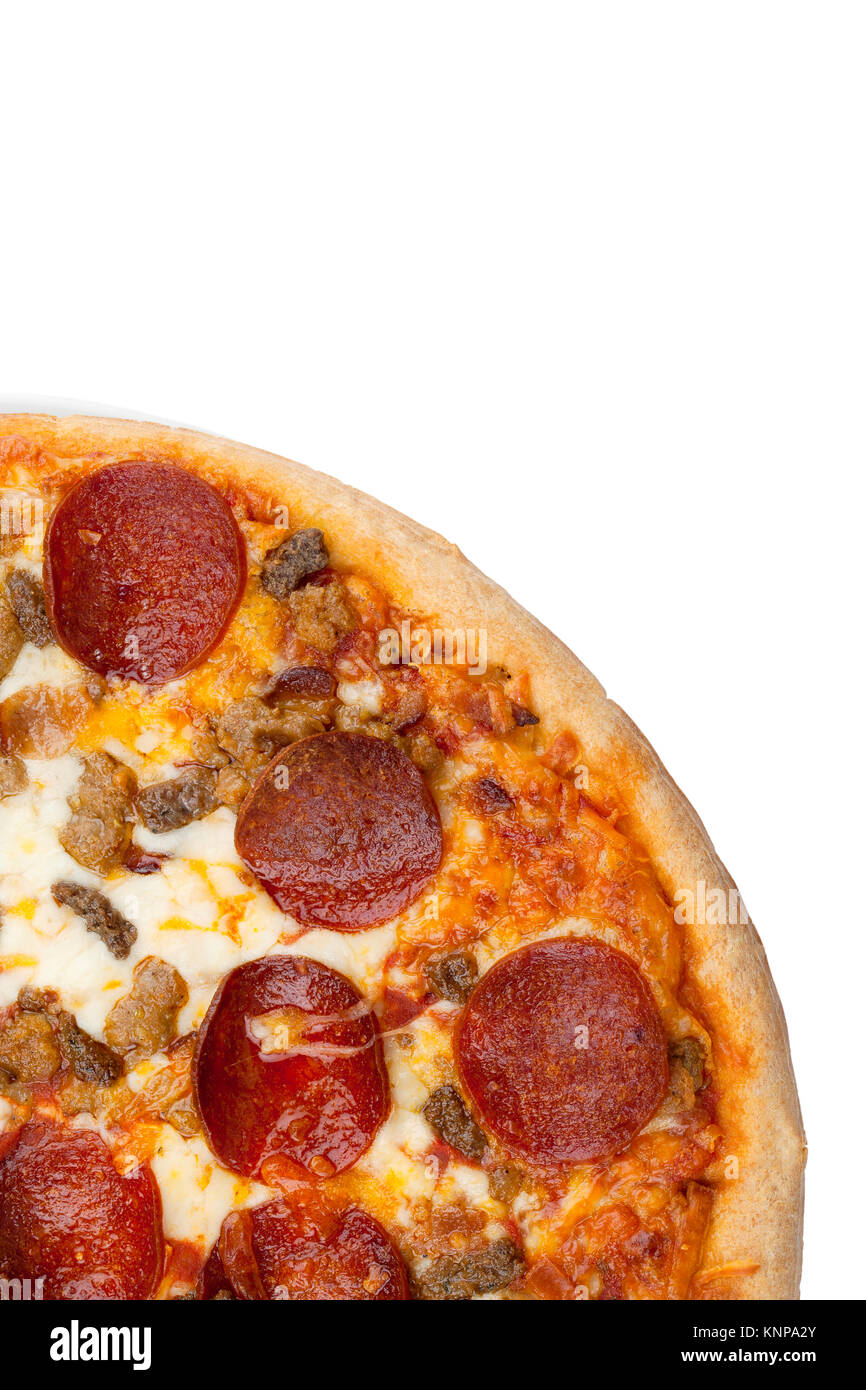 cropped image of a pizza Stock Photo - Alamy