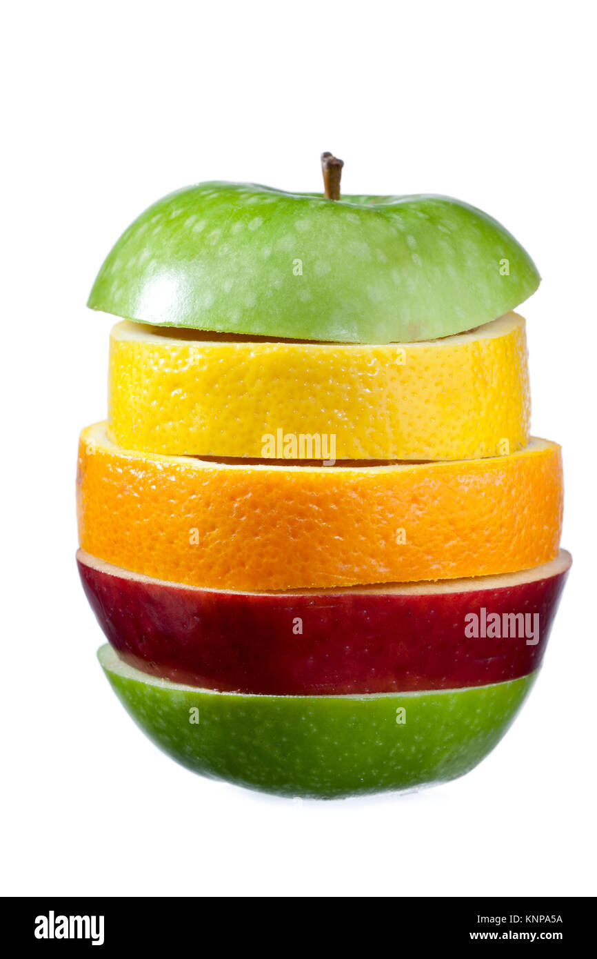 different slices of fruit Stock Photo - Alamy