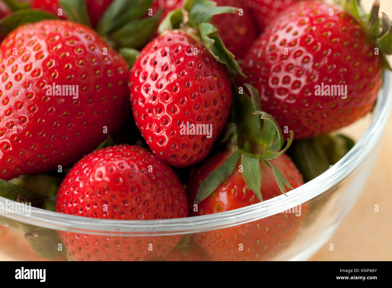 close up shot of strawberries in bowl Stock Photo - Alamy