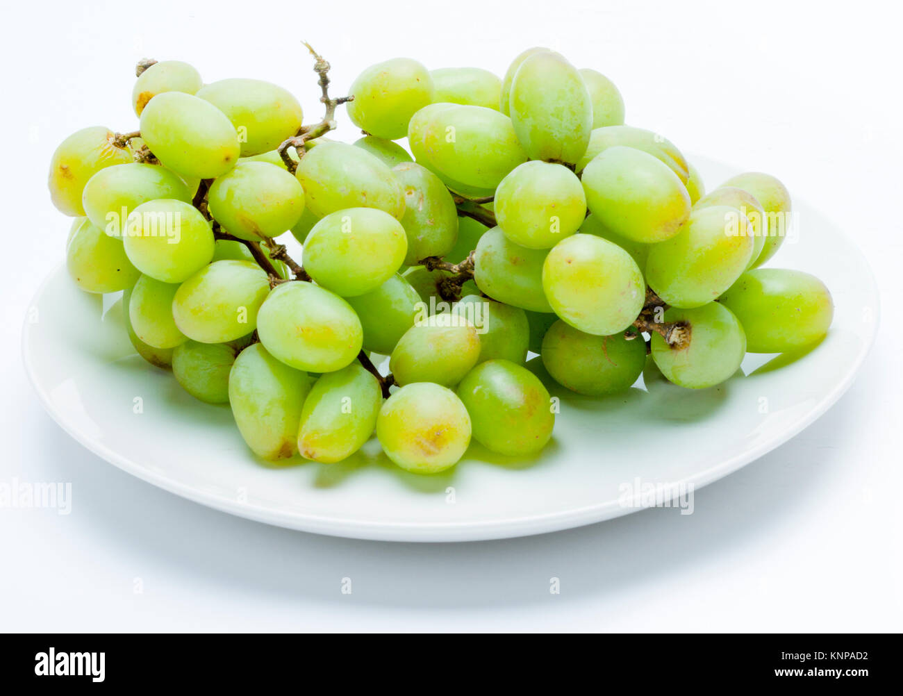 grapes on white background Stock Photo - Alamy