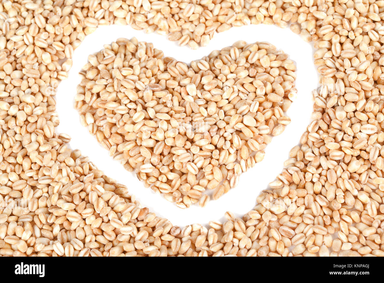heart made on beans Stock Photo - Alamy