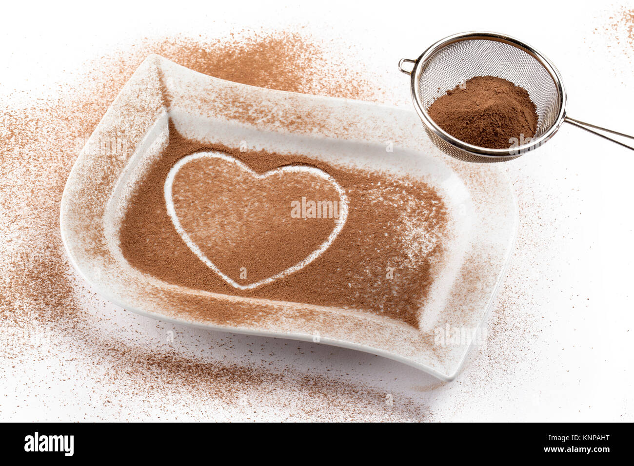 heath shape made of coffee beans Stock Photo - Alamy
