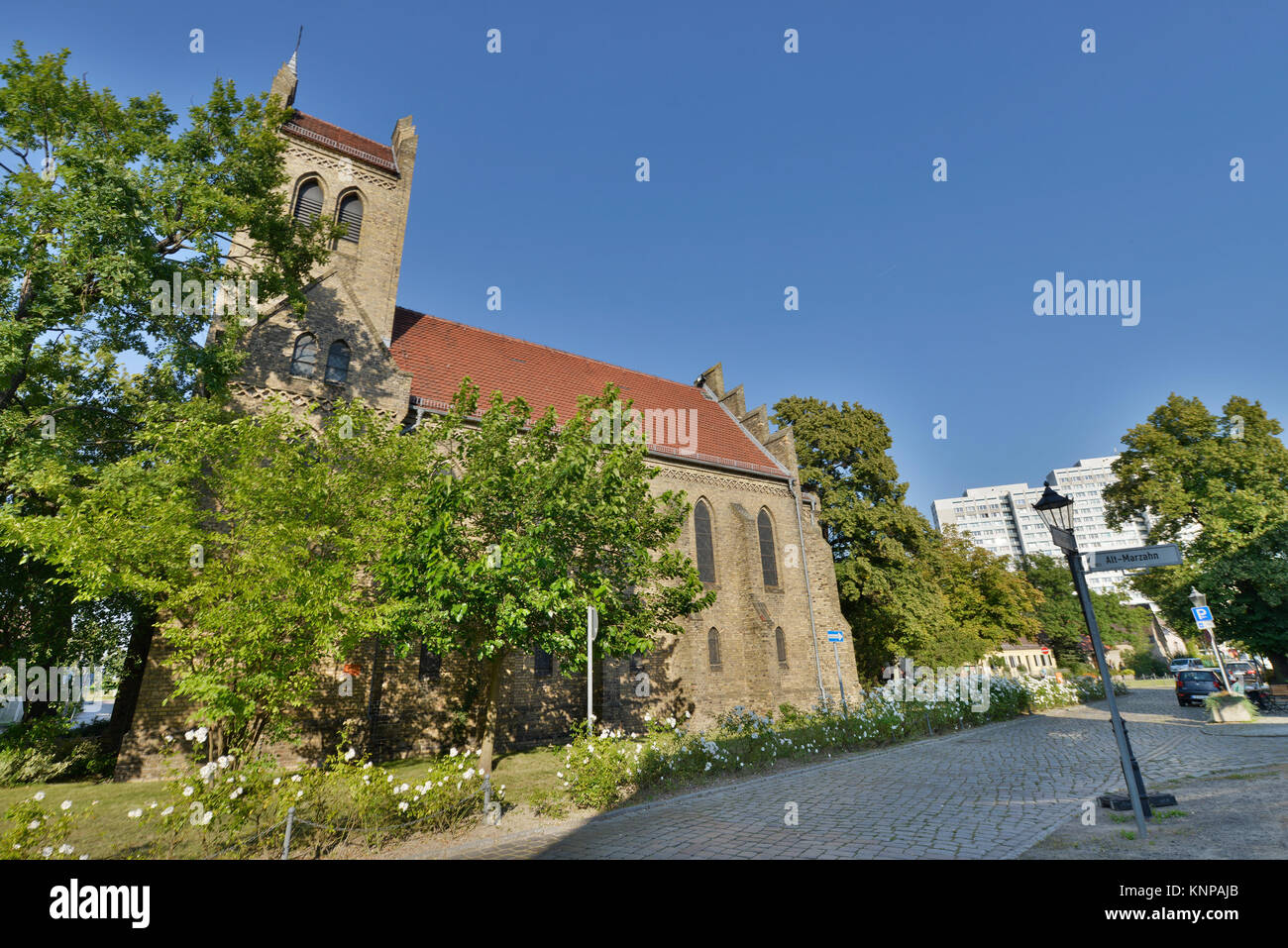 Village church, Alt-Marzahn, Marzahn, Berlin, Germany, Dorfkirche ...