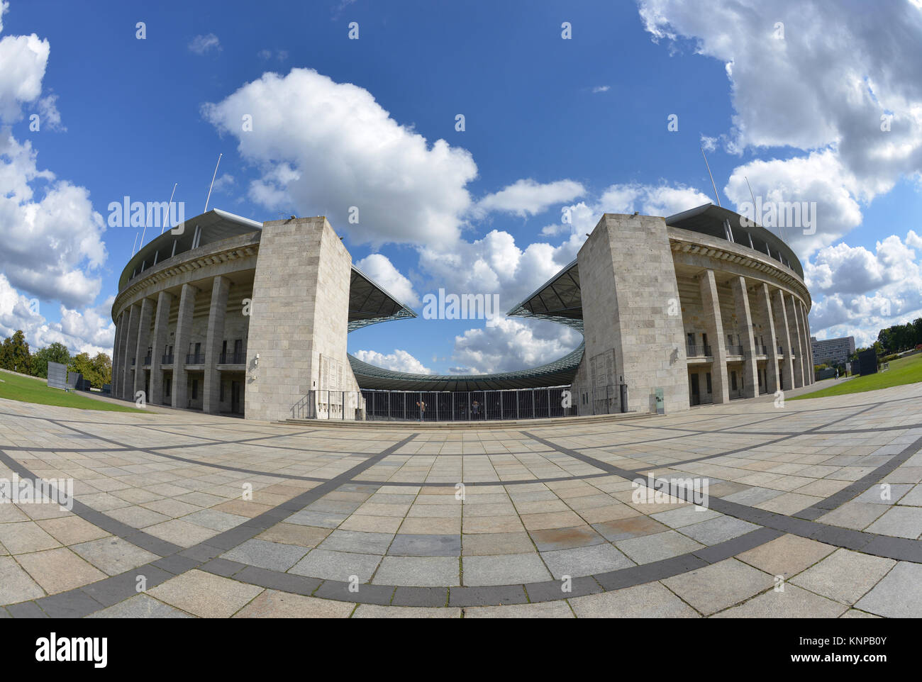 Marathon gate, Olympic stadium, Westend, Charlottenburg, Berlin ...