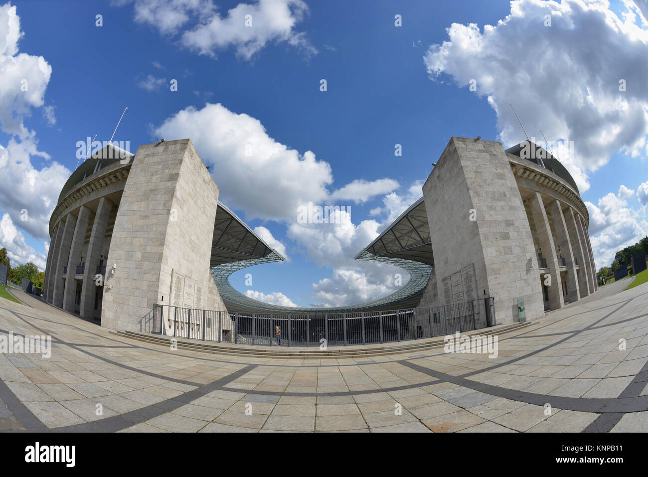 Marathon gate, Olympic stadium, Westend, Charlottenburg, Berlin ...