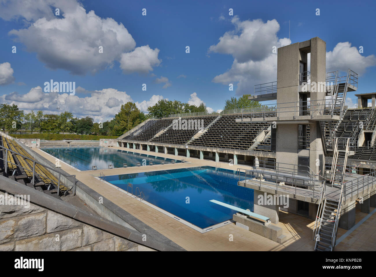 Olympic swimming pool stadium hi-res stock photography and images - Alamy