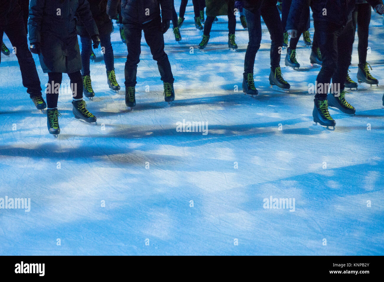 Peoples ice skating on hi-res stock photography and images - Alamy