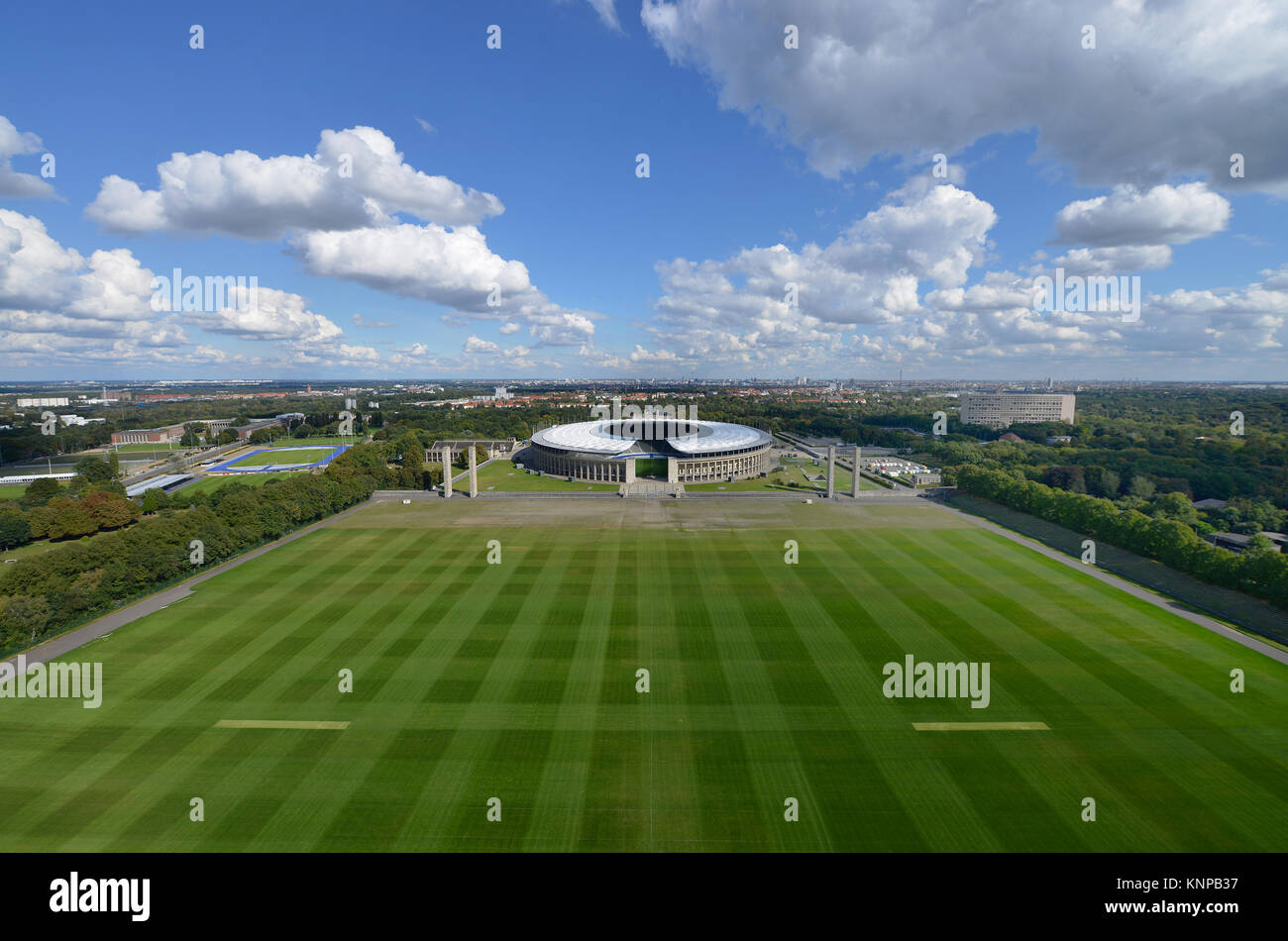 May field, Olympic stadium, Westend, Charlottenburg, Berlin, Germany ...