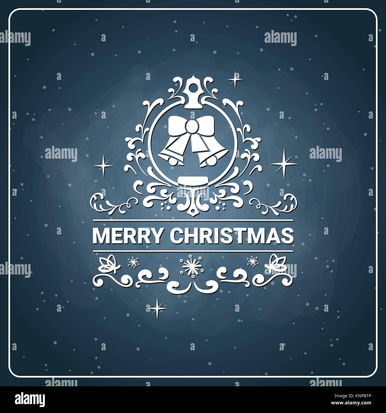 Merry Christmas Icon Vintage Chalk Board Background Holiday Logo Design ...