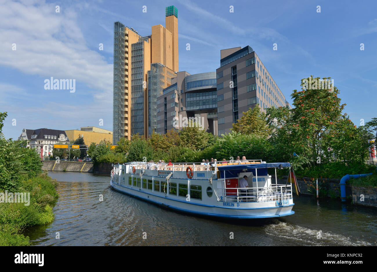 Atrium Tower, Potsdam place, zoo, middle, Berlin, Germany, Potsdamer ...
