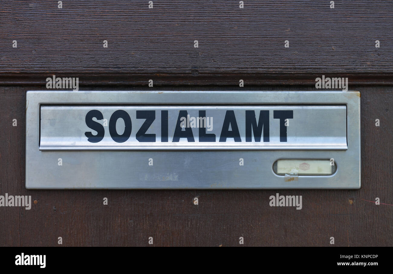 Mailbox, social office, city hall, Hanna-Renate-Laurien-Platz ...