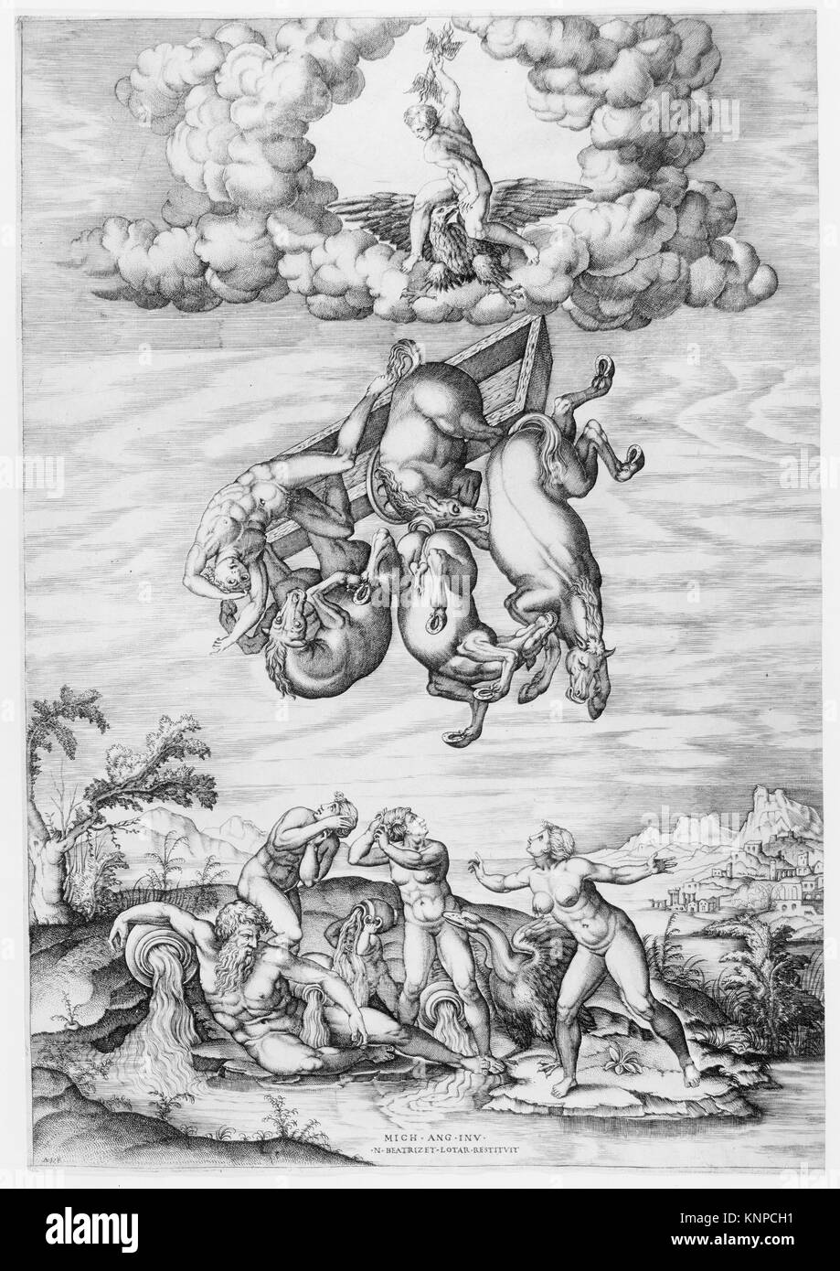 Phaeton engraving hi-res stock photography and images - Alamy