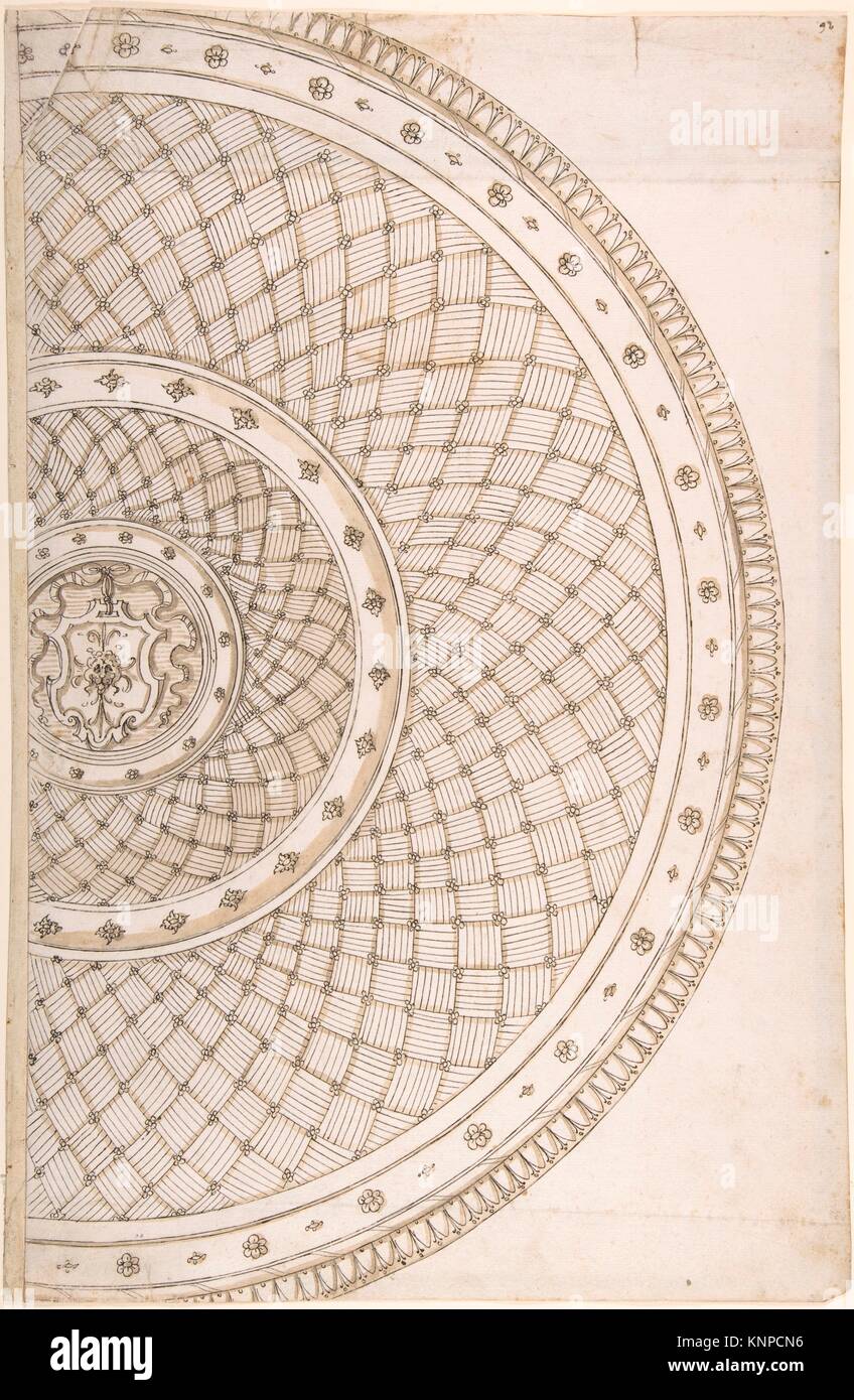 Design for a platter. Artist: Erasmus Hornick (Netherlandish, Antwerp ca. 1520-1583 Prague ...