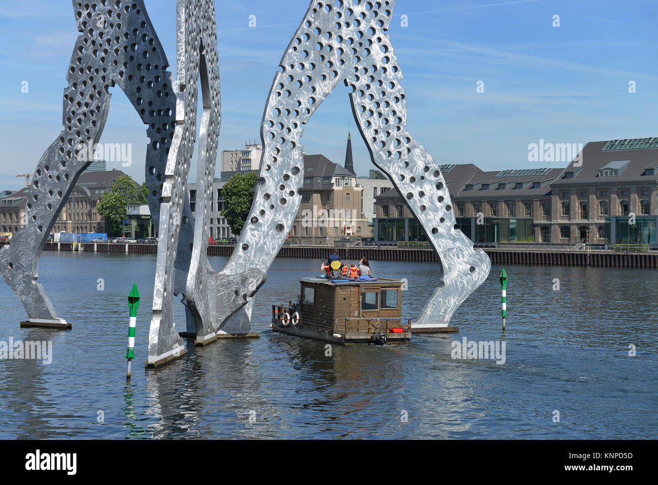 Molecule One, the Spree, Treptow, Treptow-Koepenick, Berlin, Germany ...