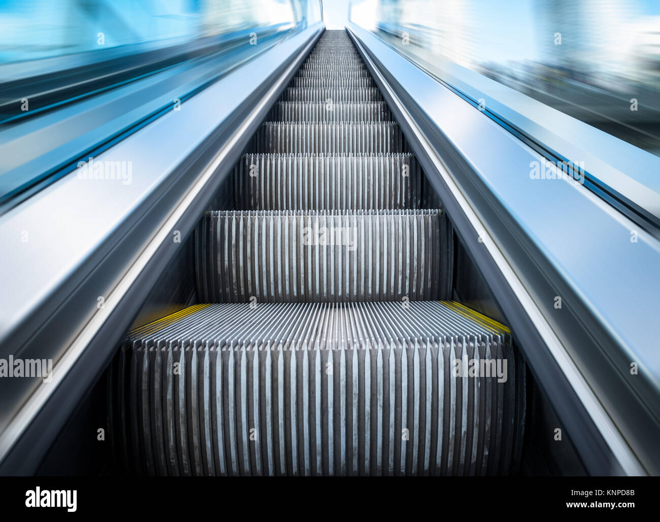 View of Escalator in an underground station of China Stock Photo - Alamy