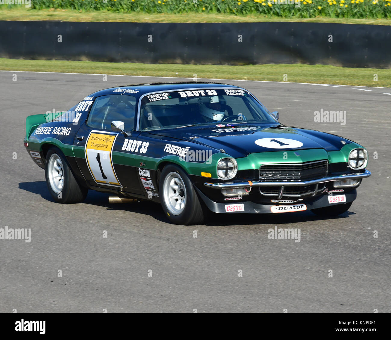 Nigel Garrett, Stuart Graham, Chevrolet Camaro Z28, Gerry Marshall Trophy, Goodwood 74th Members ...