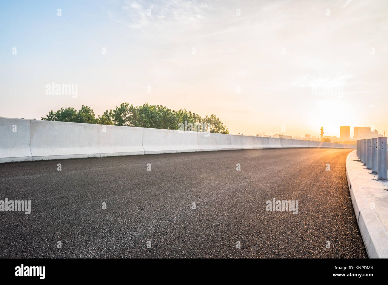 empty inner city highway of China Stock Photo - Alamy