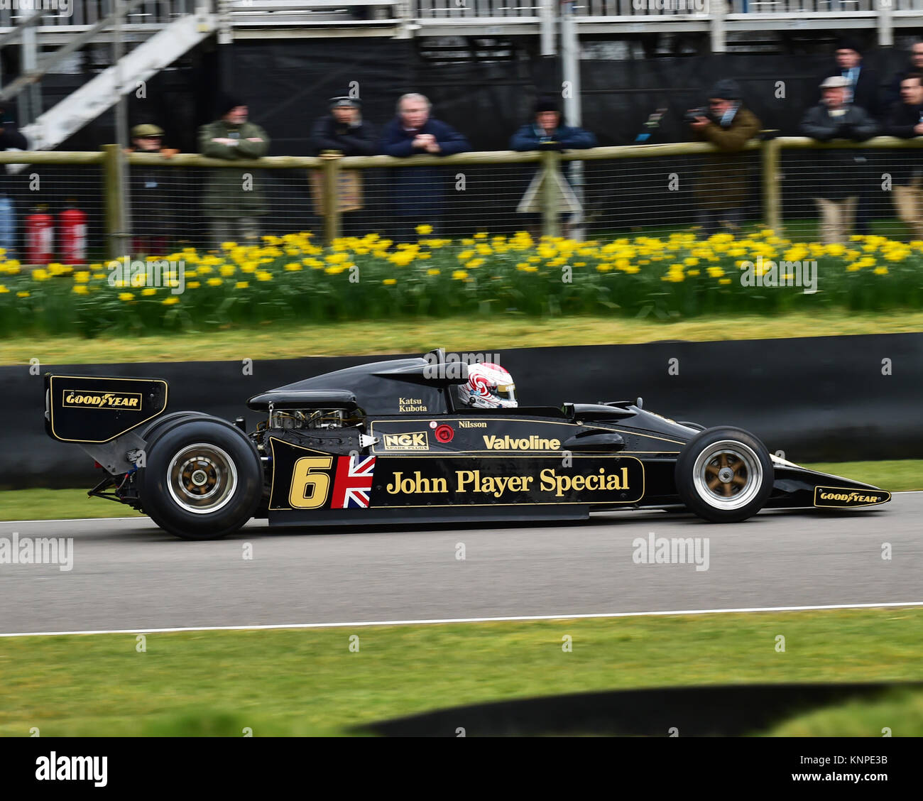 Katsu Kubota, Lotus Cosworth 78, Goodwood, 74th Members Meeeting, F1 ...