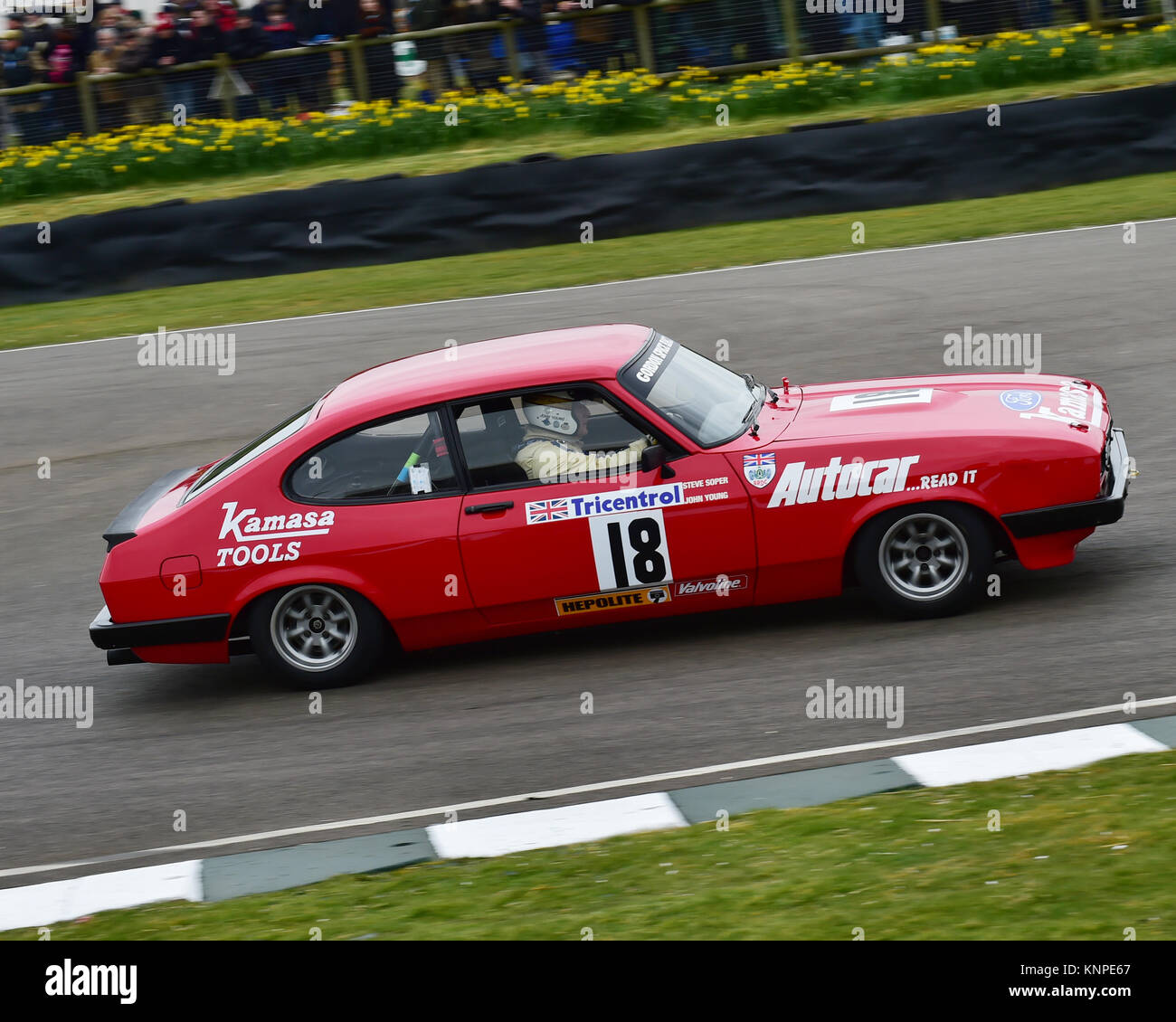 John Young, Steve Soper, Ford Capri III 3 litre S, Gerry Marshall ...