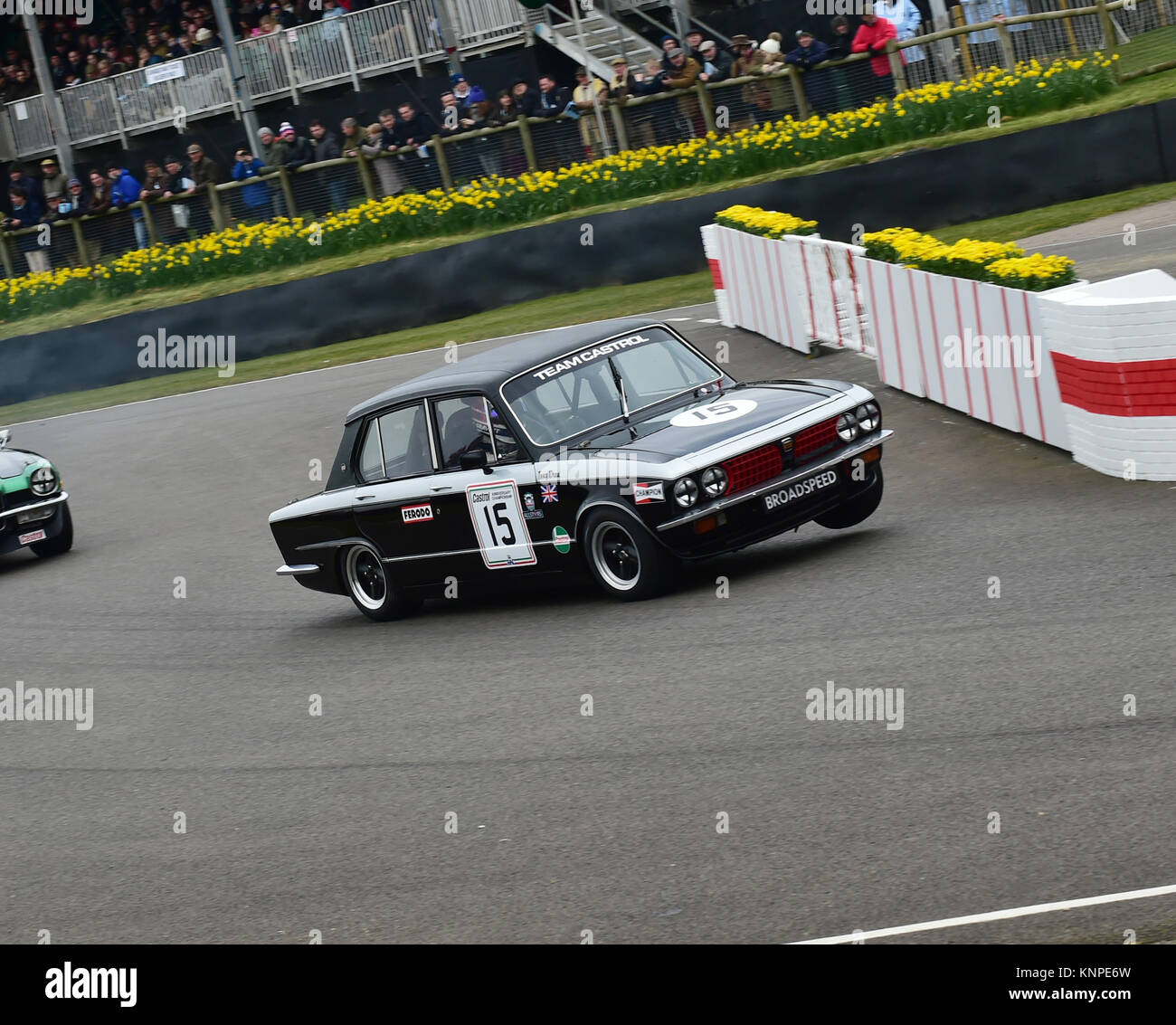 On three wheels, Robb Gravett, James Wood, Triumph Dolomite Sprint ...