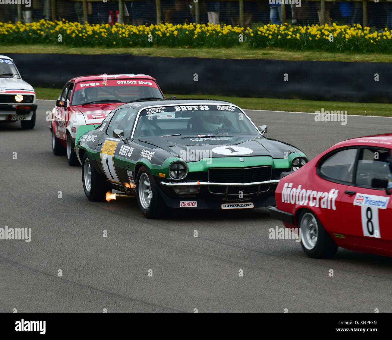Nigel Garrett, Stuart Graham, Chevrolet Camaro Z28, Gerry Marshall Trophy, Goodwood 74th Members ...