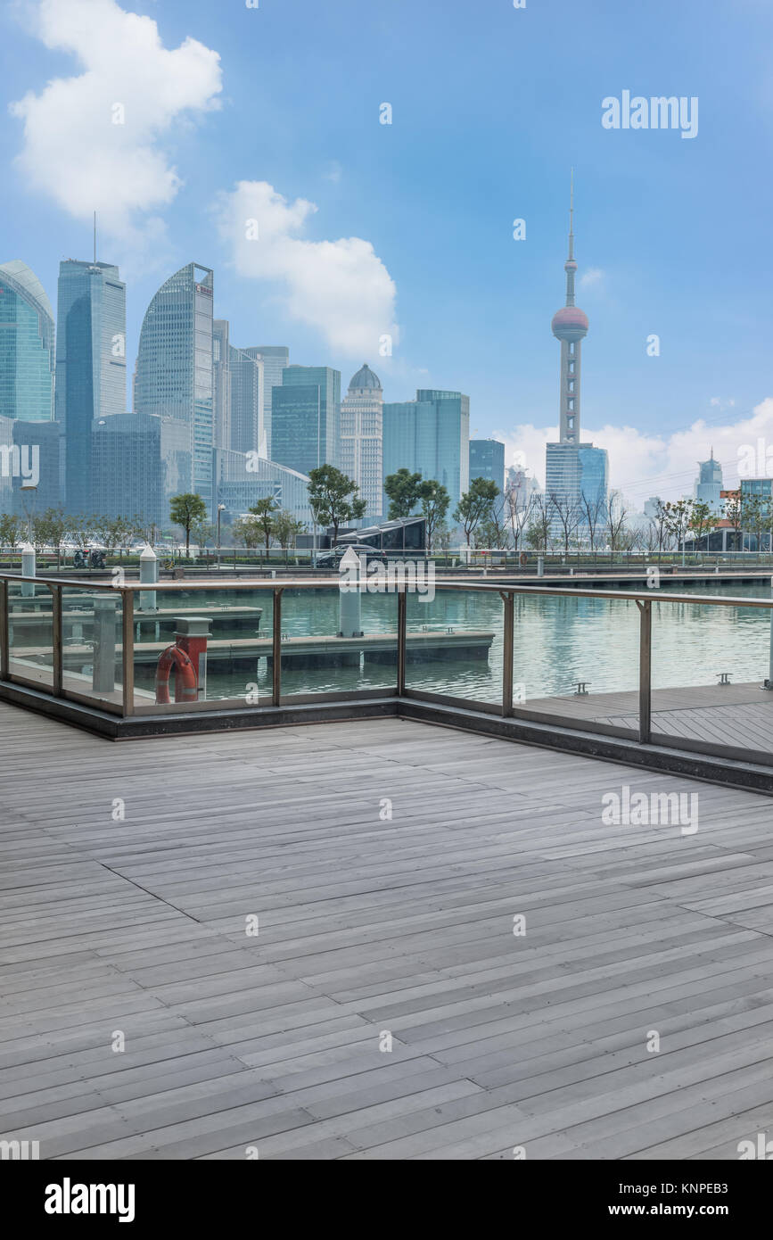 empty square in urban center of Shanghai,China Stock Photo - Alamy