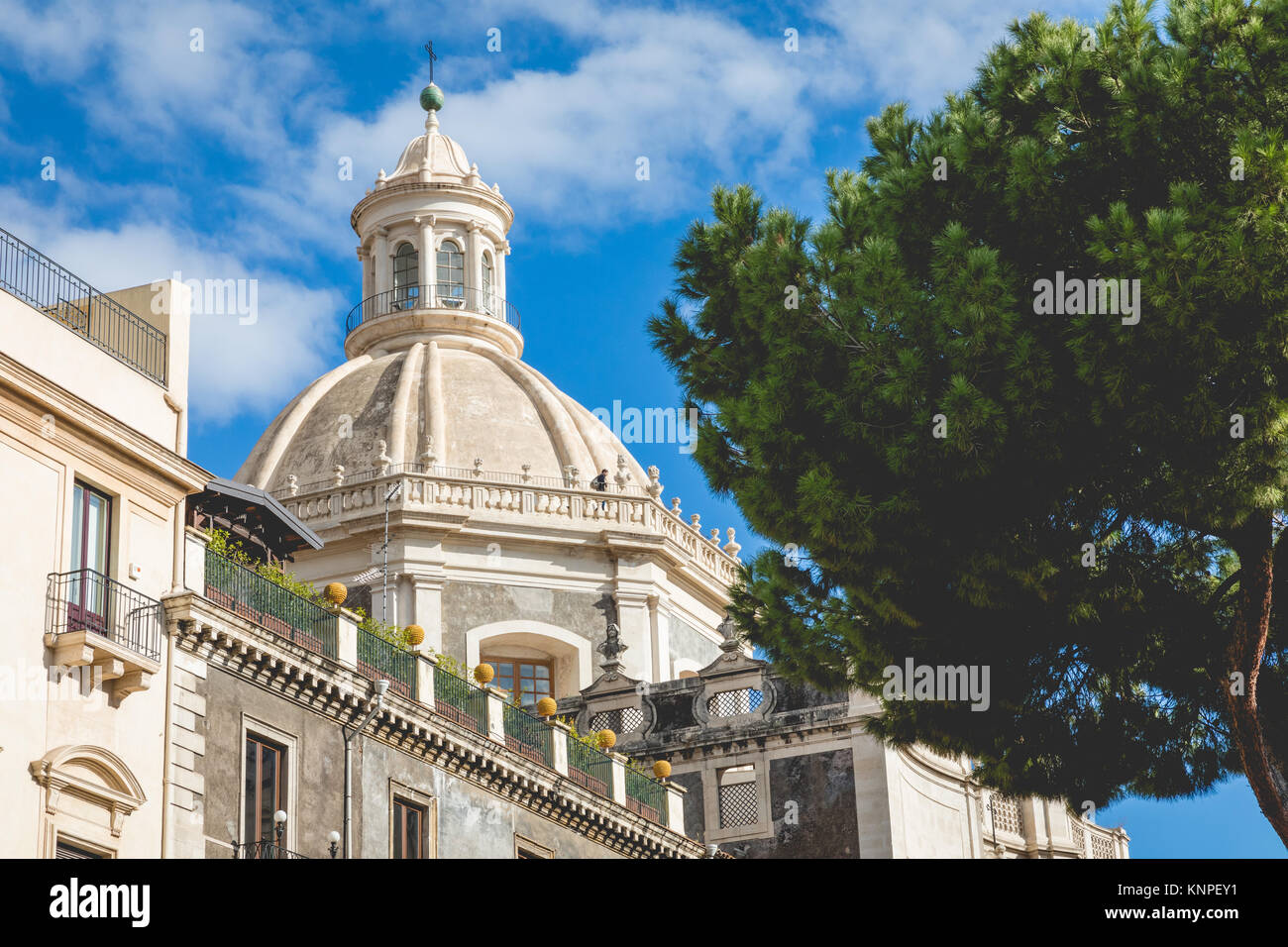 Cathedral of Santa Agatha in Catania in Sicily, Italy Stock Photo - Alamy