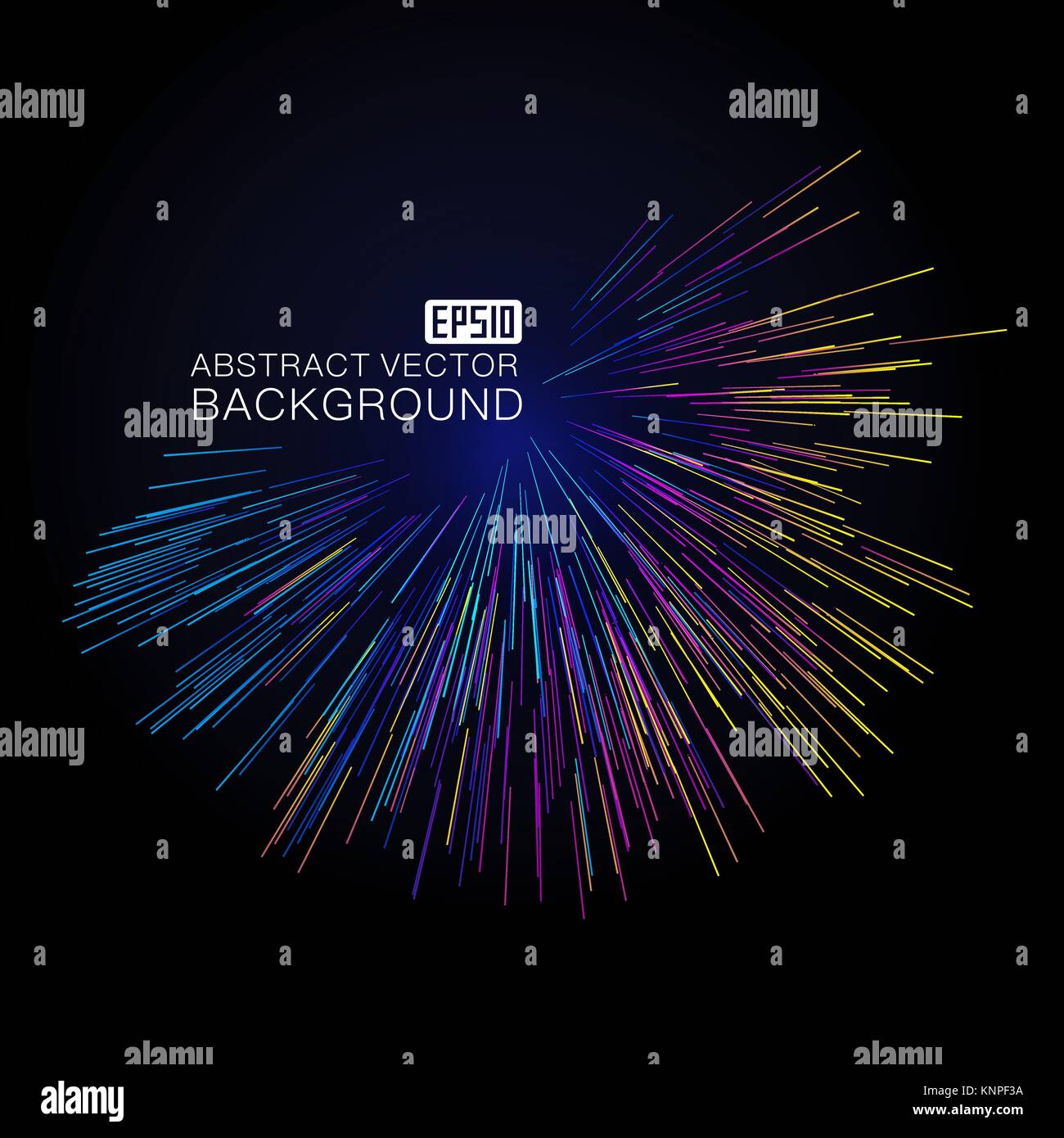 Dot and line consisting of radial abstract graphics Stock Vector Image ...