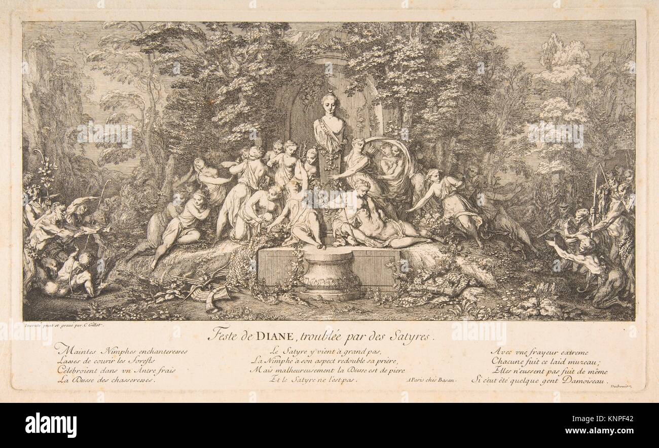 Feast of Diana. Artist: Claude Gillot (French, Langres 1673-1722 Paris ...