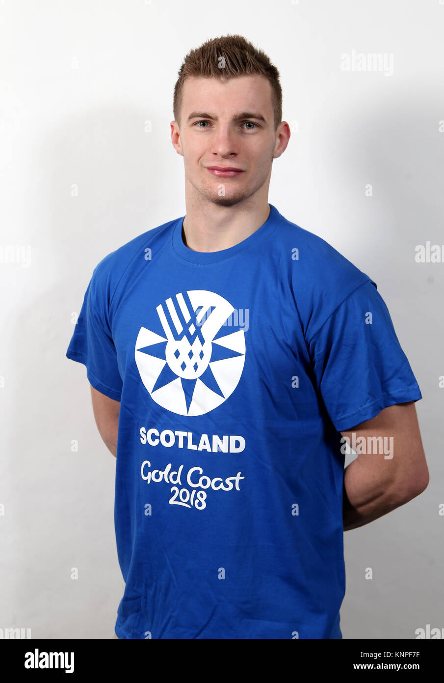 Boxer Sean Lazerinni during the Team Scotland athletes announcement for ...