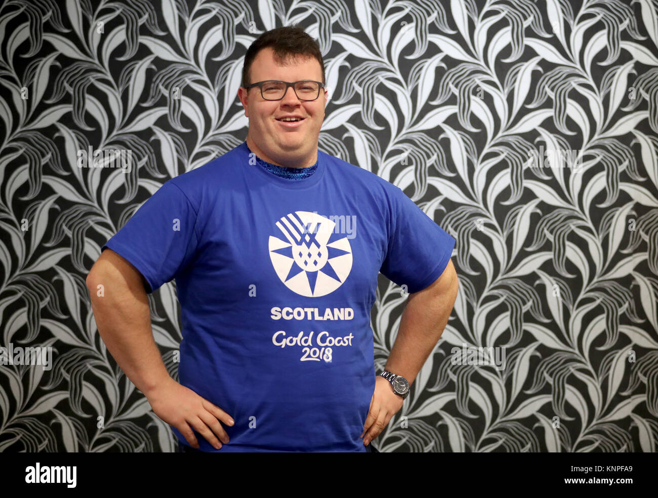 Chris Bennett during the Team Scotland track and field athletes ...