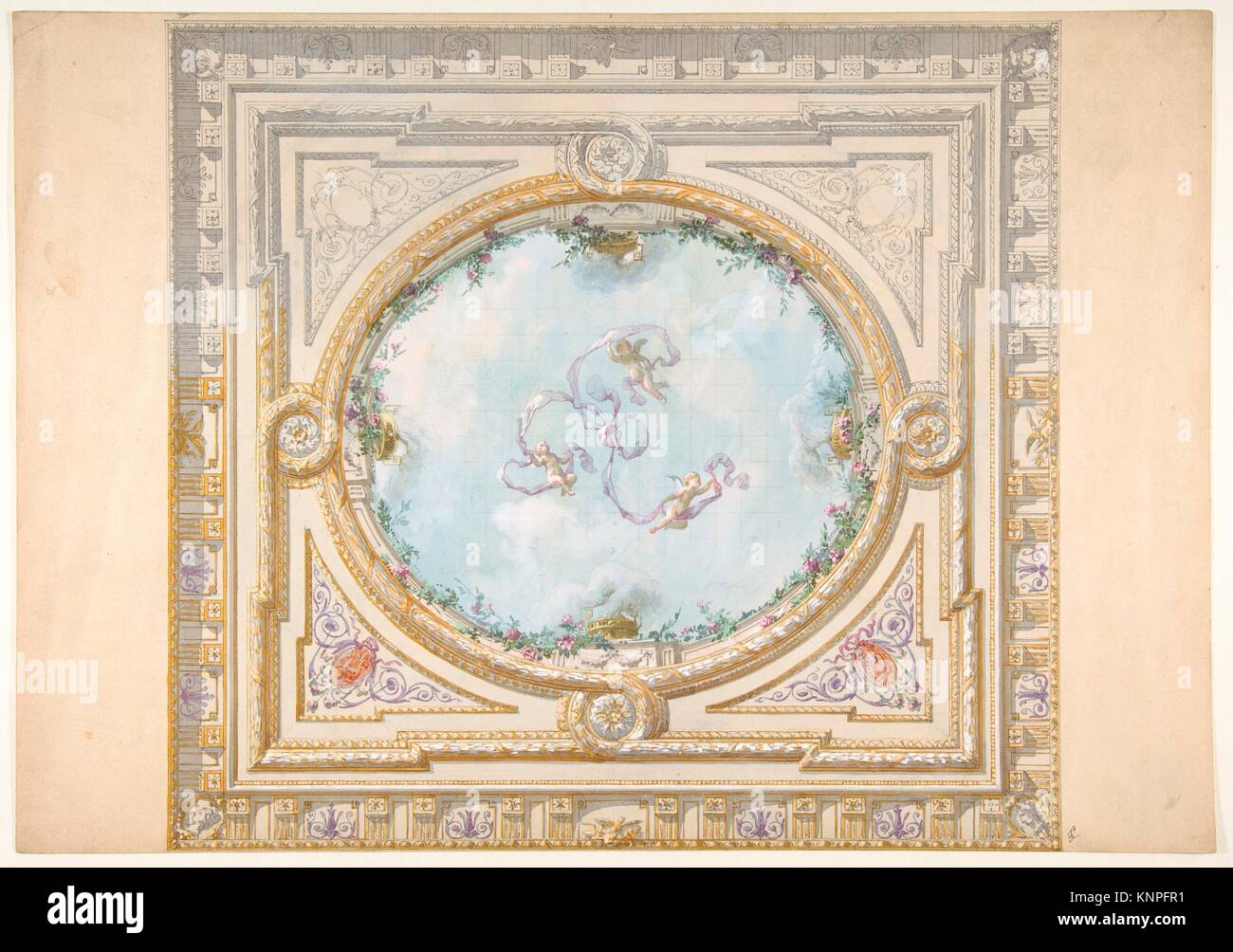 Rococo Style Ceiling Design High Resolution Stock Photography and ...