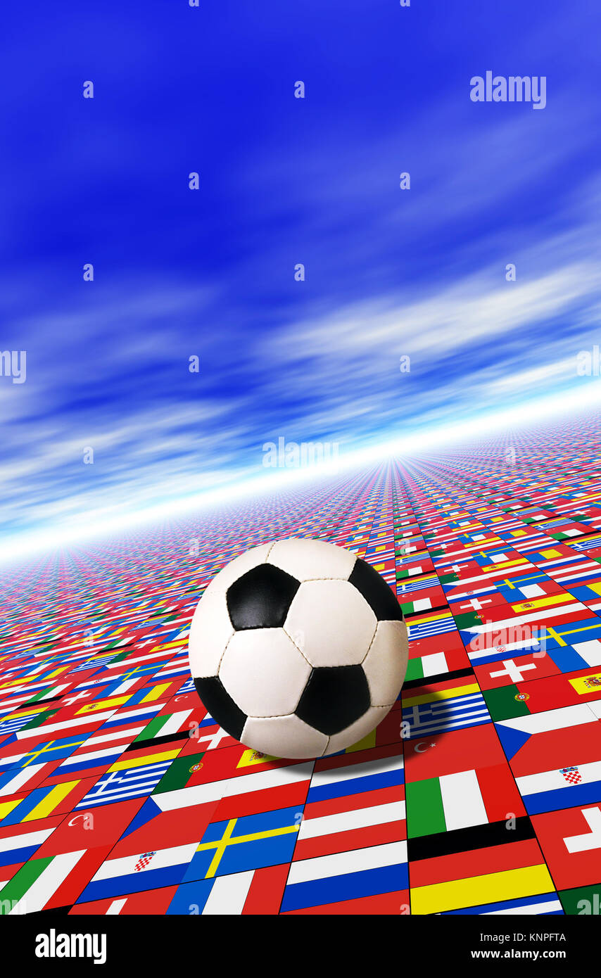 Soccer flags hi-res stock photography and images - Alamy