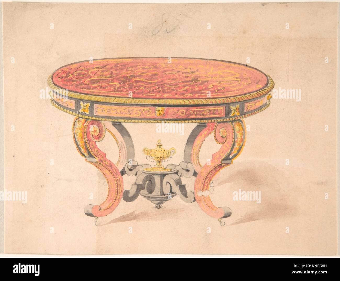 Round Renaissance Style Table High Resolution Stock Photography and ...