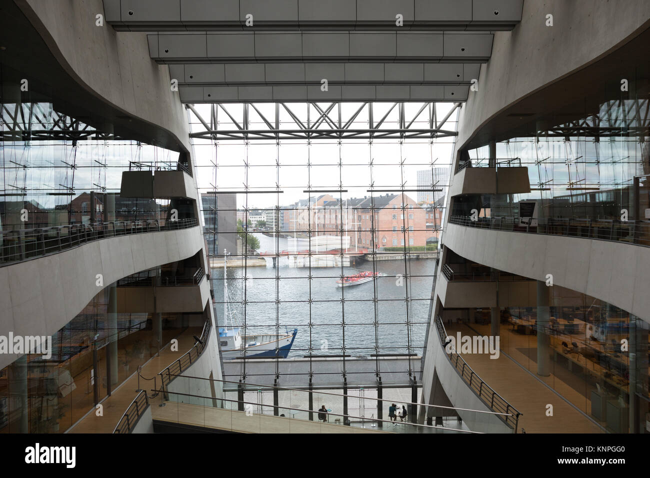 Det Kongelige Bibliotek in Copenhagen Stock Photo - Alamy