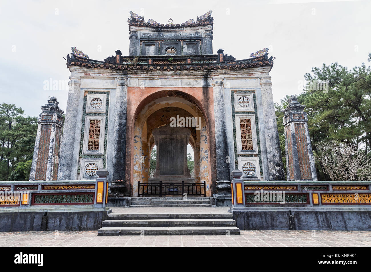 Tomb of Tu Duc emperor in Hue, Vietnam. A UNESCO World Heritage Site ...