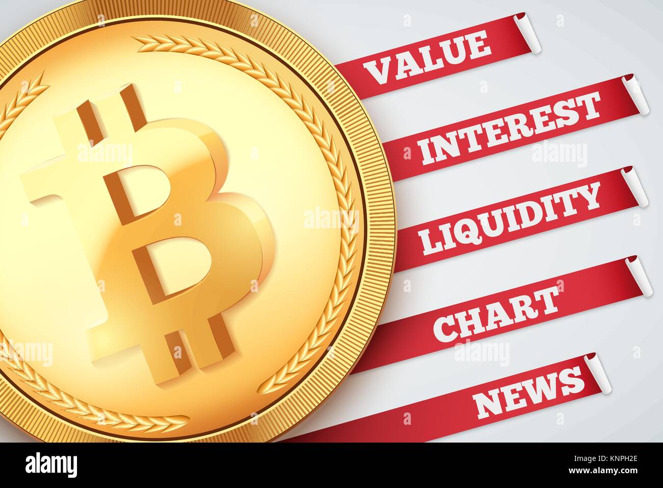 Bitcoin coin stock chart Stock Vector Images - Alamy