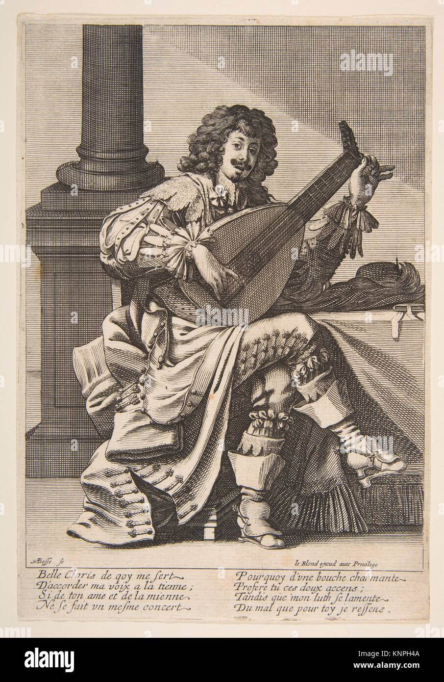 Man playing lute hi-res stock photography and images - Alamy