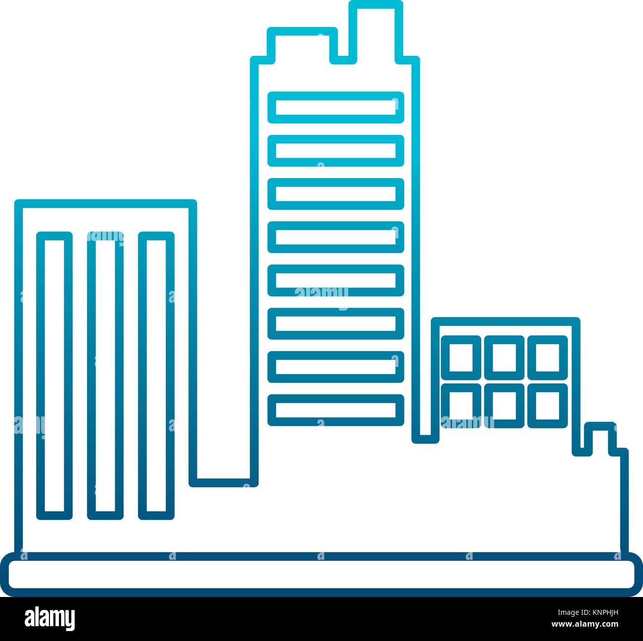 City buildings symbol icon vector illustration graphic design Stock ...