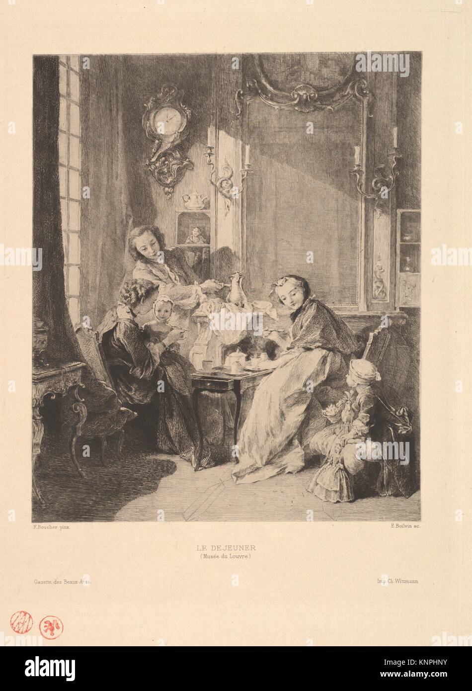 Breakfast. Artist: Émile Boilvin (French, Metz 1845-1899 Paris); Artist ...