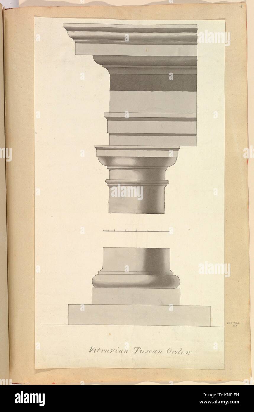 Tuscan order drawing hi-res stock photography and images - Alamy